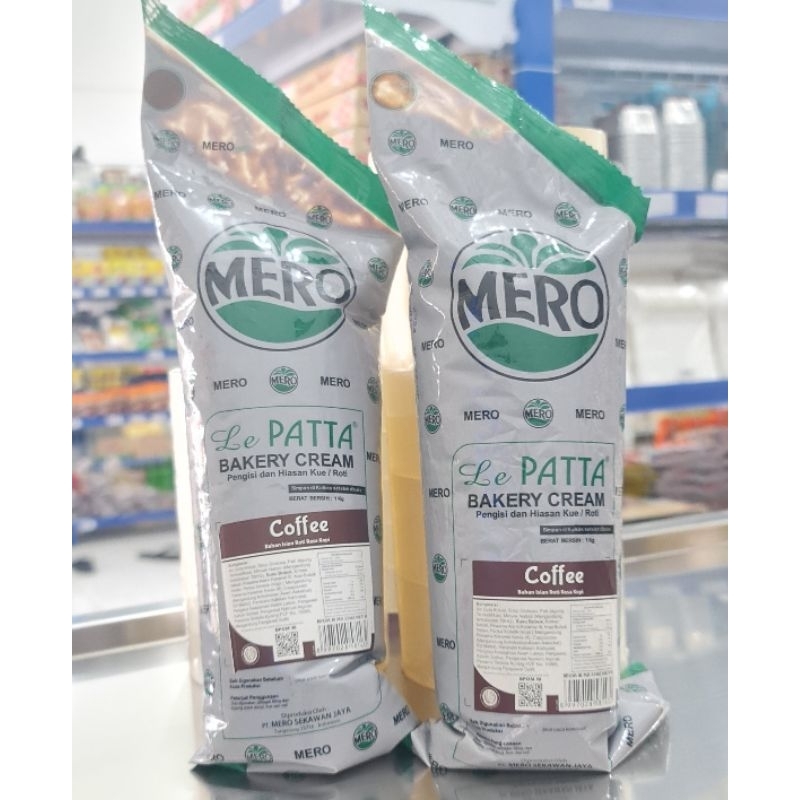 Mero Jam Coffee 1kg/Coffee Flavored Cereal/Mochi Filling/Cream Coffee ...