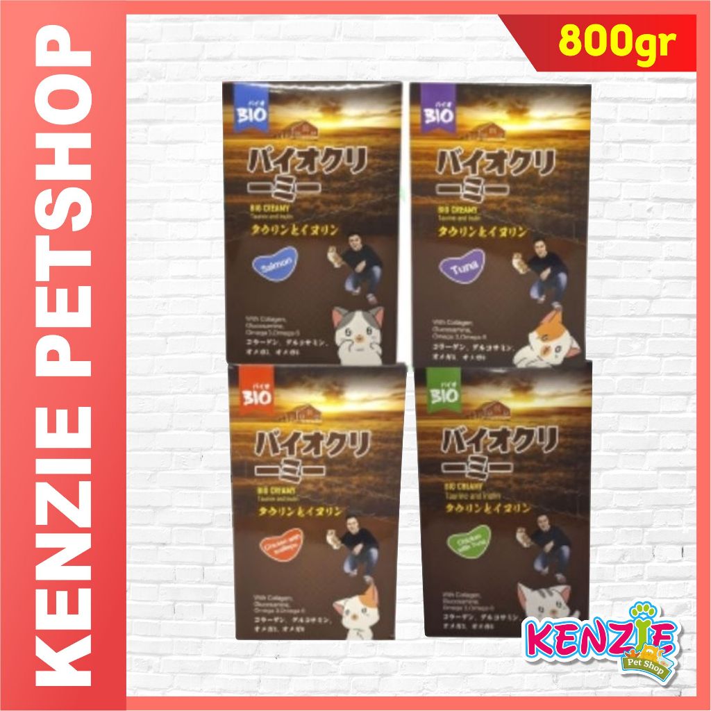 Bio Creamy Treats 1 Box contains 12 Packs - cat snack food | Shopee ...