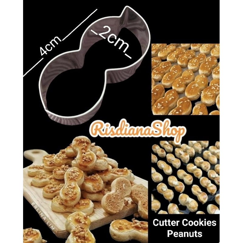 Peanut Cake Mold/Peanut Cookies Cutter/Skippy Peanut Shape Mold ...