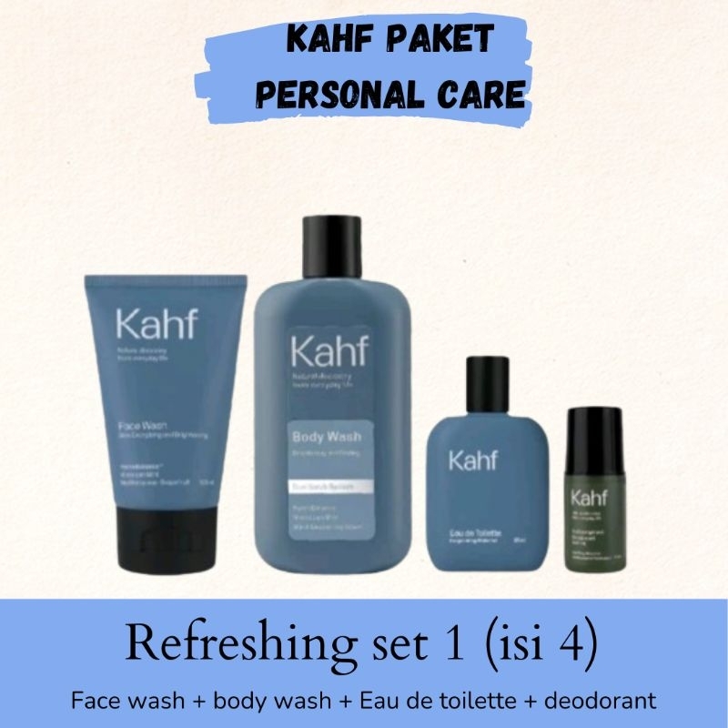 Kahf Personal Care Package Contains 4 Pcs | Kahf Men's Complete Package ...