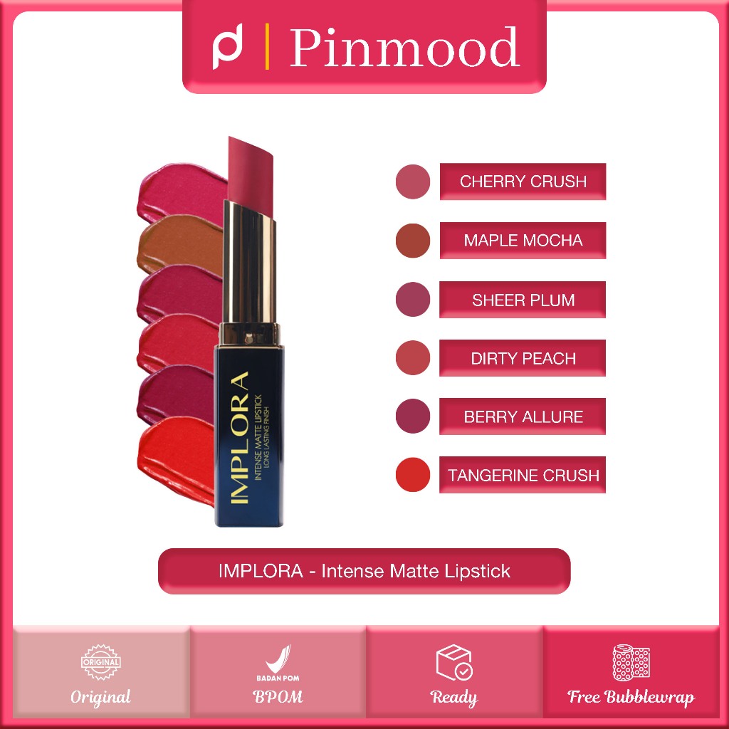 Implora - LIPSTICK INTENSE Matte - Long-Lasting LIPSTICK ...