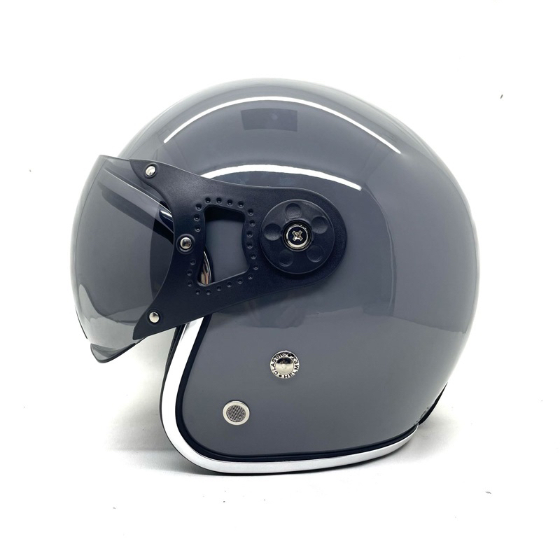 Pilot Helmet italy CBX Chrome lis Leather Sponge | Shopee Malaysia