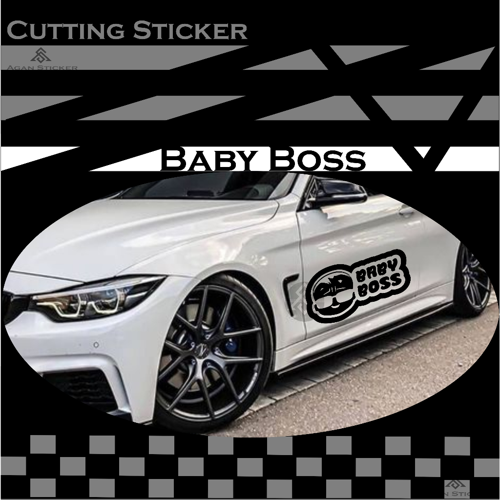 Baby BOSS stickers, BABY BOSS cutting stickers, cute, cool, viral, BABY ...