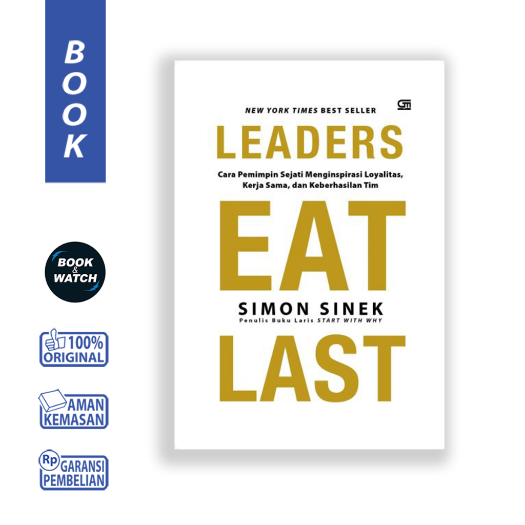 Leaders Eat Last Book by Simon Sinek - Original GPU | Shopee Malaysia