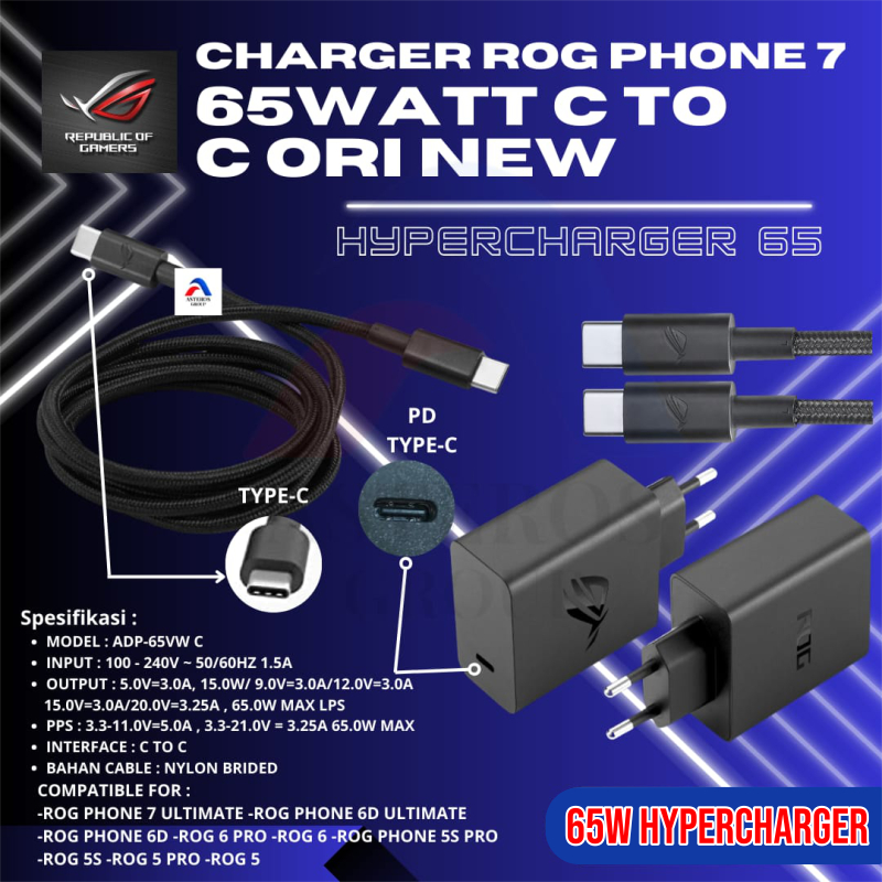 Charger ASUS ROG PHONE 7 ULTIMATE ROGPHONE 6D ULTIMATE ROG 6 ROG 5 5S ...
