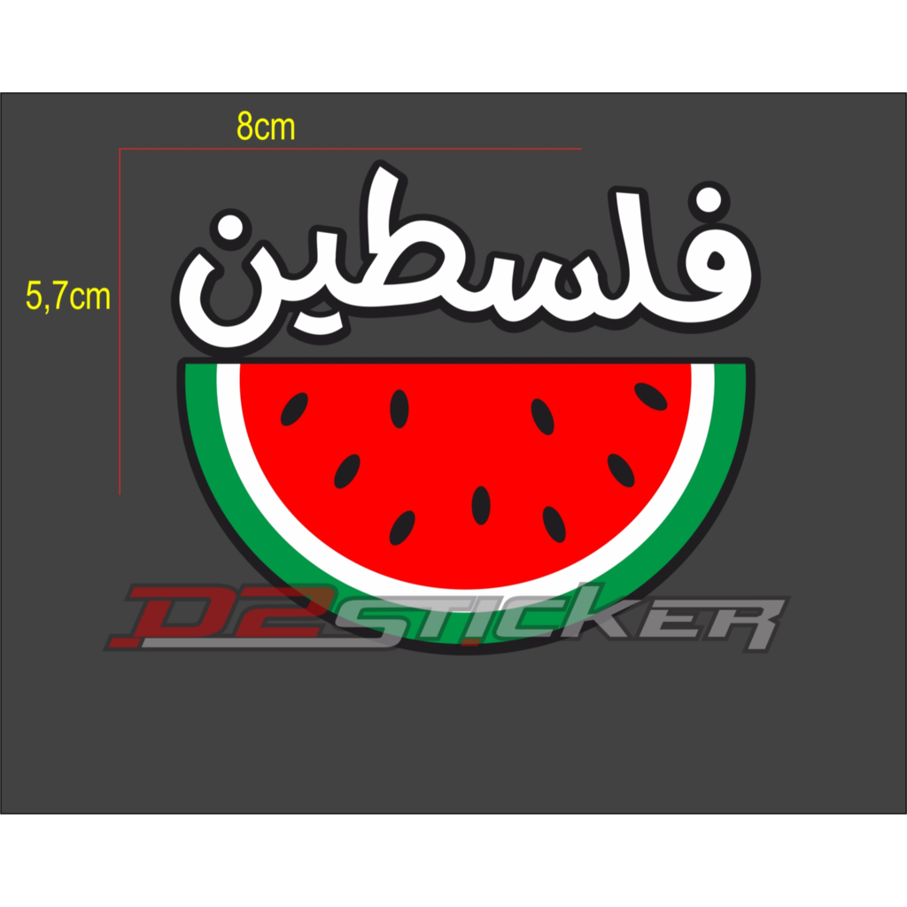 Watermelon Sticker Sticker Free Palestine Palestine Palestine | Shopee ...