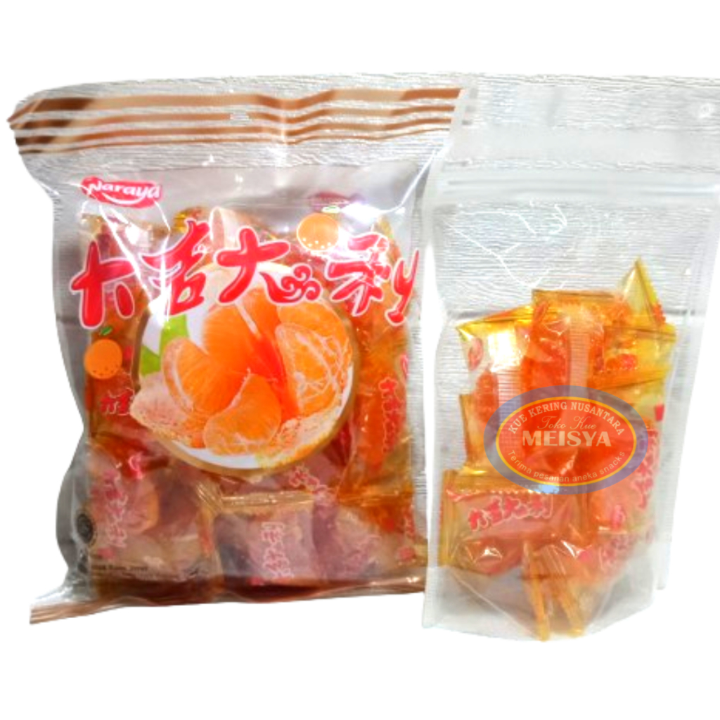 Naraya Mandarin Orange Flavor Jelly Candy/Nenas/Corn/Orange Jelly 500 ...