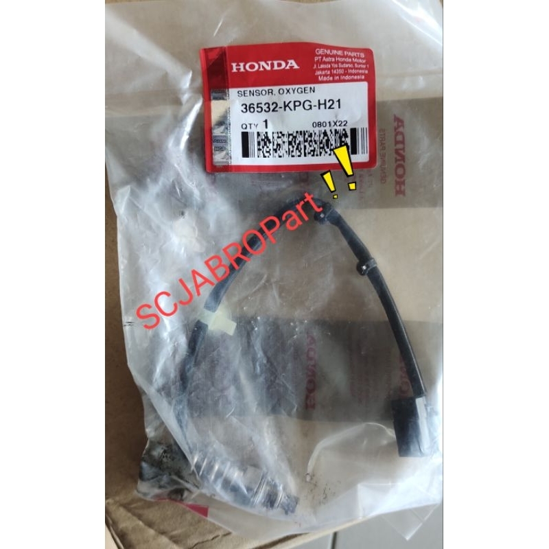 HONDA SUPRA X 125 FI OXYGEN SENSOR..36532 KPG H21..ORIGINAL AHM ...