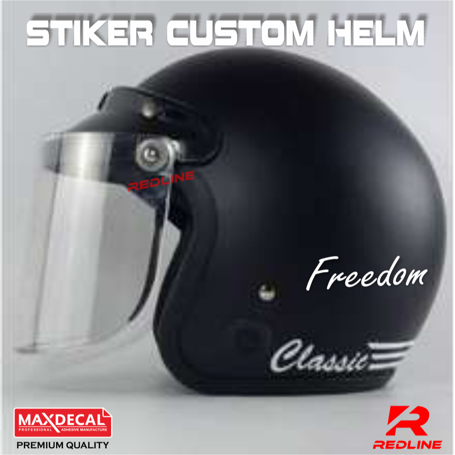 Custom Helmet Name Sticker | Shopee Malaysia