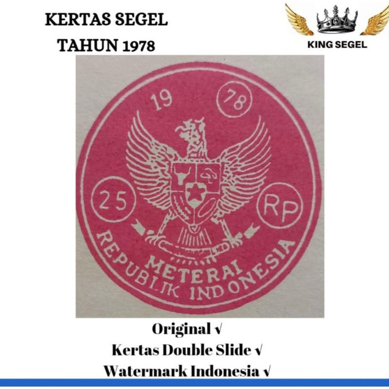 Original 1978 Double Seal Paper | Shopee Malaysia