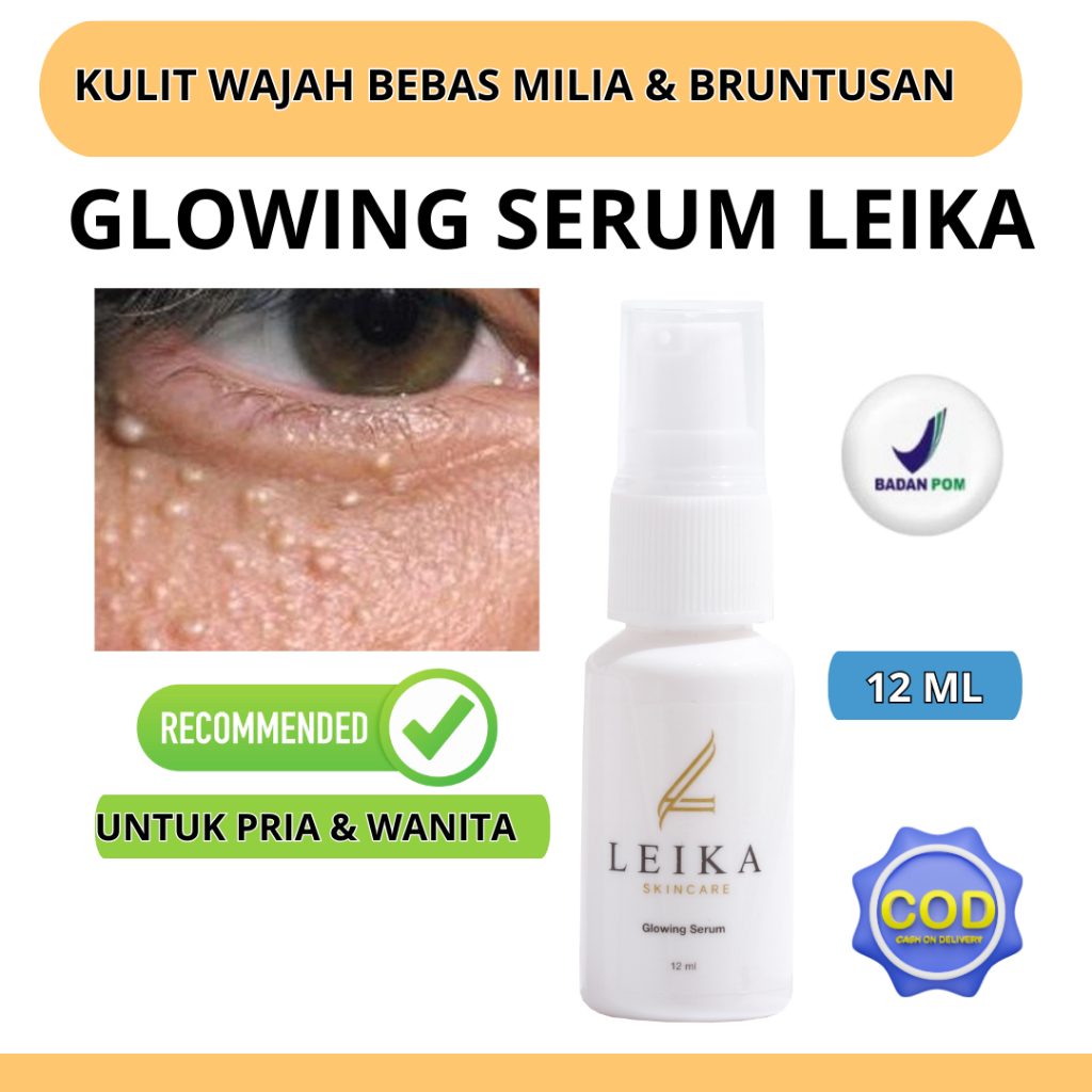 HITAM MATA Powerful Original glowing serum Permanent milia Removal Bpom ...