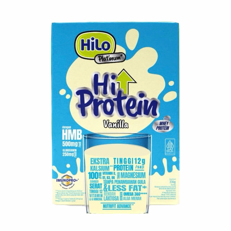 Hilo Platinum Hi Protein Vanilla + HMB 336gr (8 Sachets) | Shopee Malaysia