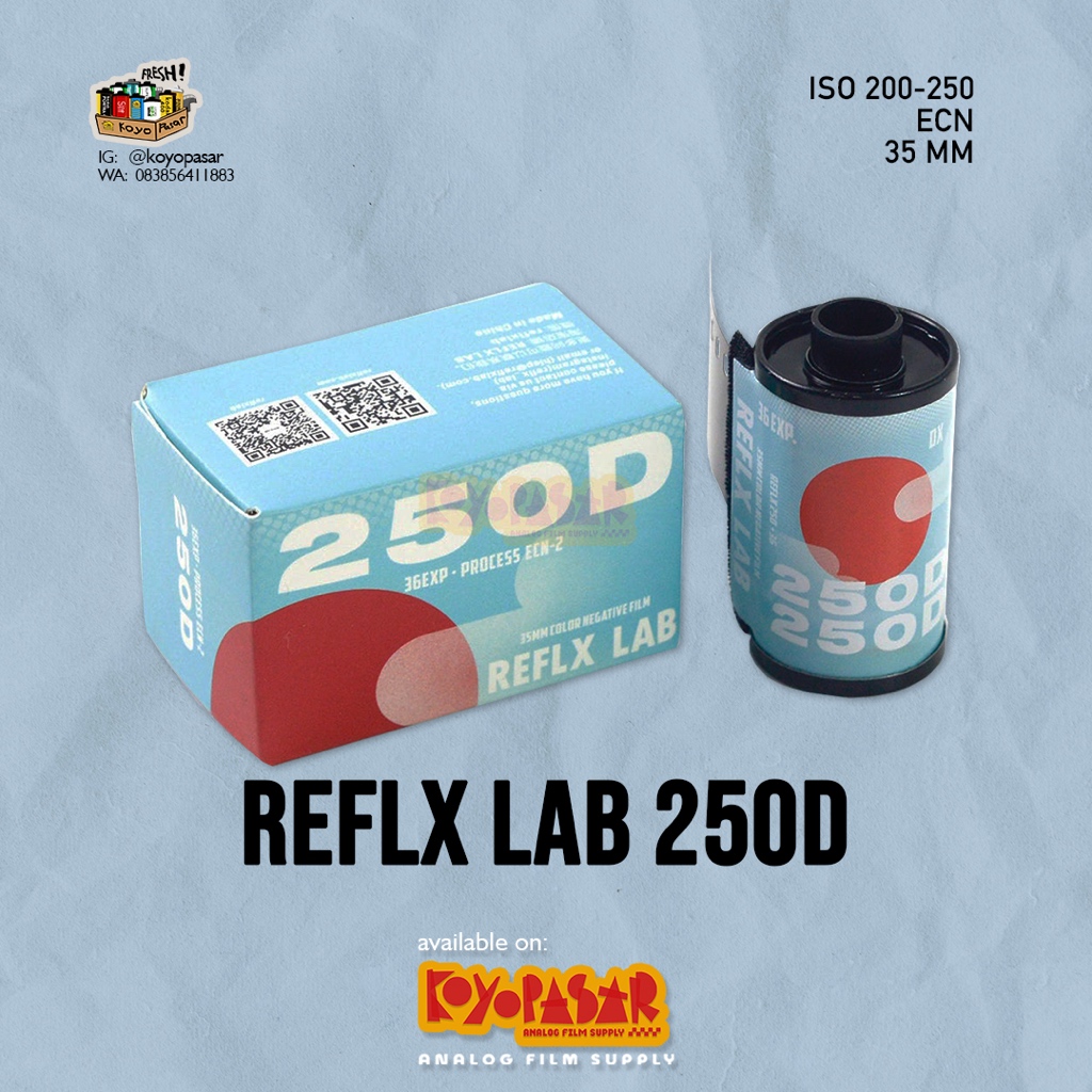 Reflx Lab 250D 36exp | Jogja Analog Film Roll 35mm | Shopee Malaysia