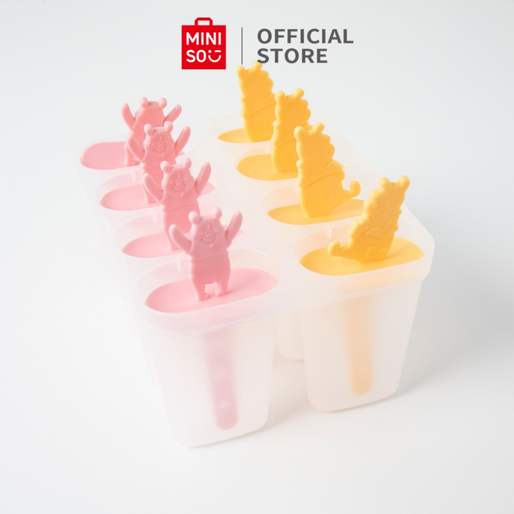Miniso Disney Winnie The Pooh Beautiful Ice Cube Mold 8PCS Ice Cream ...