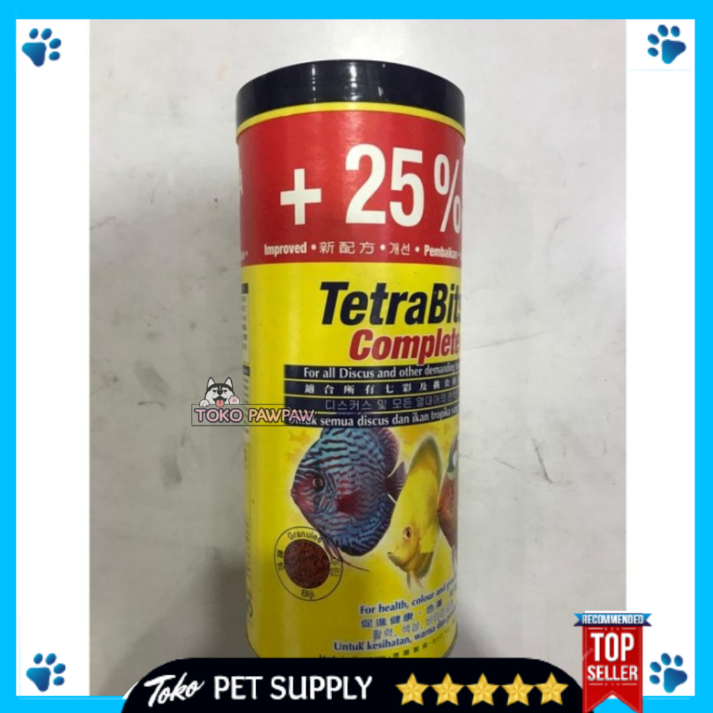 Tetra Bits Complete Fish Feed 375gr/1250ml Fish Food Ornamental Fish ...