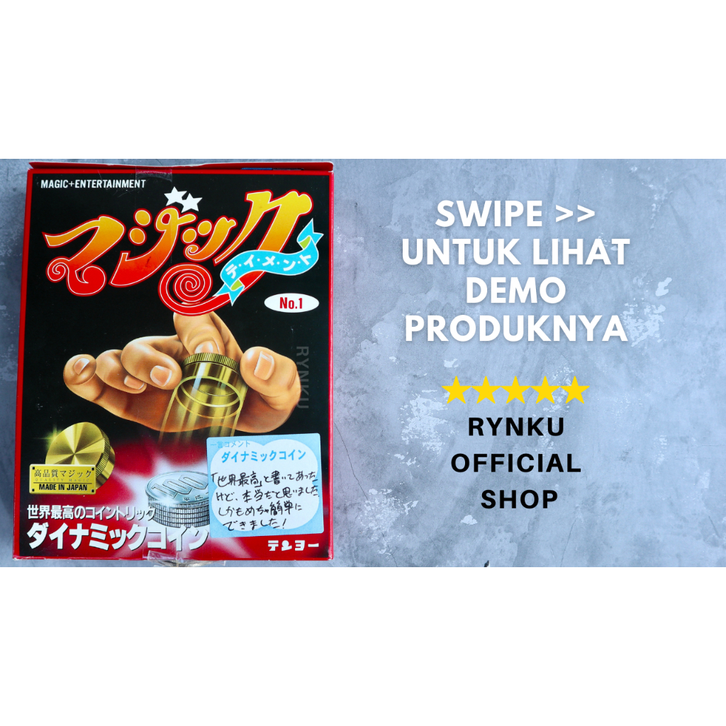 Tenyo DYNAMIC COINS ORIGINAL Japanese Magic Tools - VISUAL Magic Tools ...