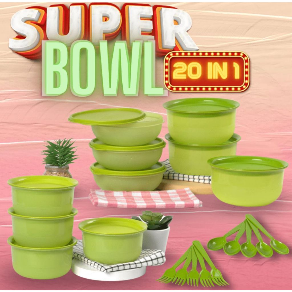 Giselle SHOP CPM SUPER BOWL PACKAGE SET 20 PCS/COMPLETE BOWL PACKAGE/2O ...