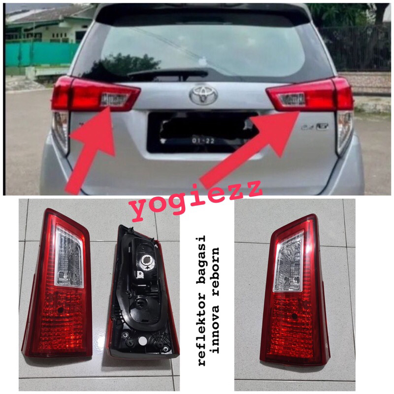 Trunk reflector toyota innova reborn 2017 2018 2019 2020 2021 2022 2023 ...
