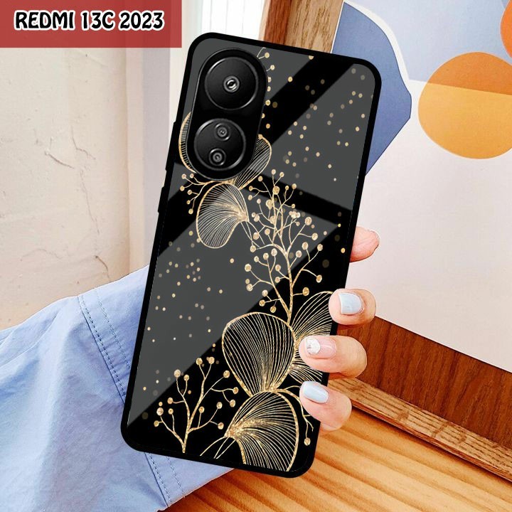 Glossy Glass softcase For Redmi 13C - softcase - Latest casing - Cute ...