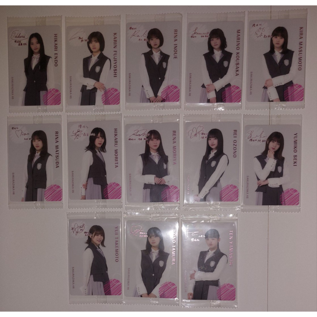 Wafer Card Sakurazaka46 2021 2ki Normal | Shopee Malaysia