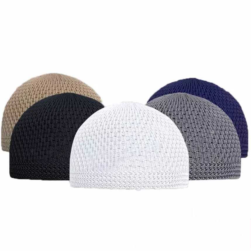 1 PCS PLAIN KNIT PECI / ADULT KNIT KOPIAH / PLAIN KOPYAH | Shopee Malaysia