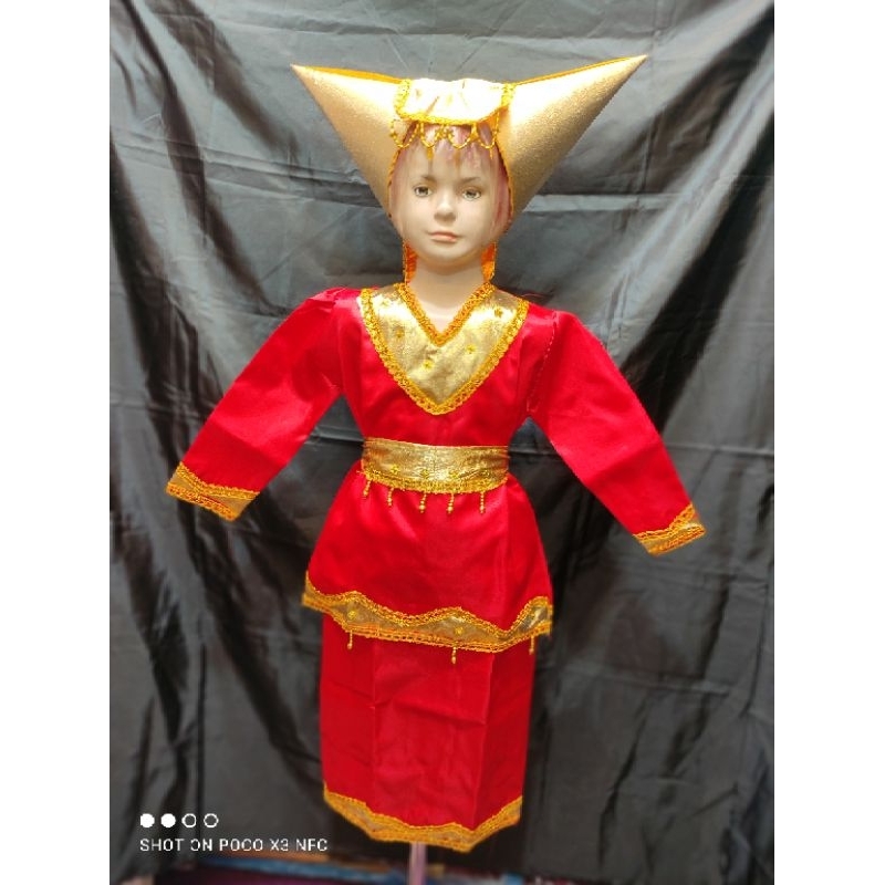 Padang Minang traditional children's clothes Minang traditional girls ...