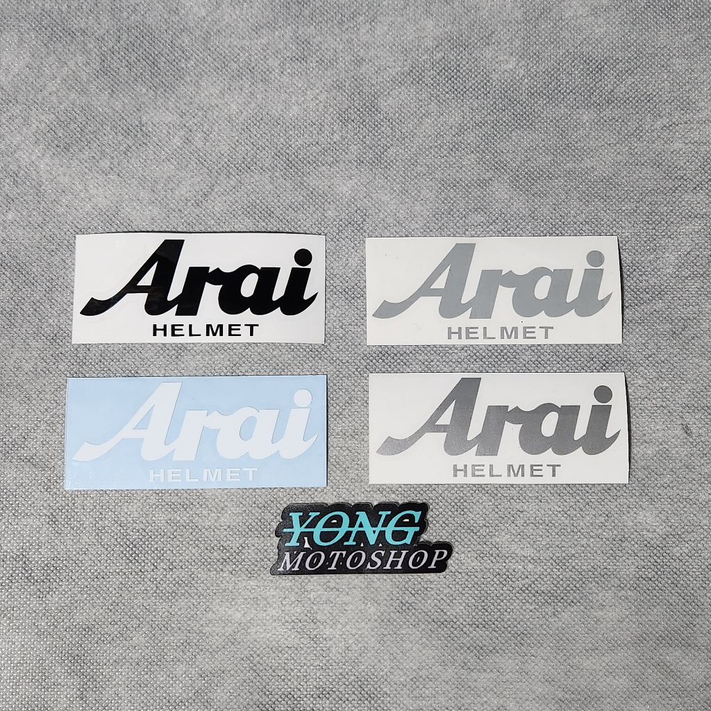 Sticker ARAI HELMET Plain Cutting Sticker | Shopee Malaysia