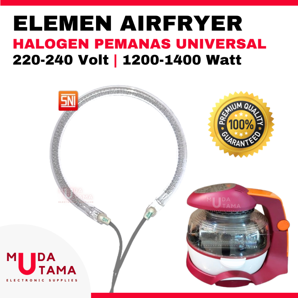 Heating AIRFRYER ELEMENT LAMP 1200 Watt 1400 Watt 220 V - UNIVERSAL HEATING HALOGEN - AIRFRYER ...