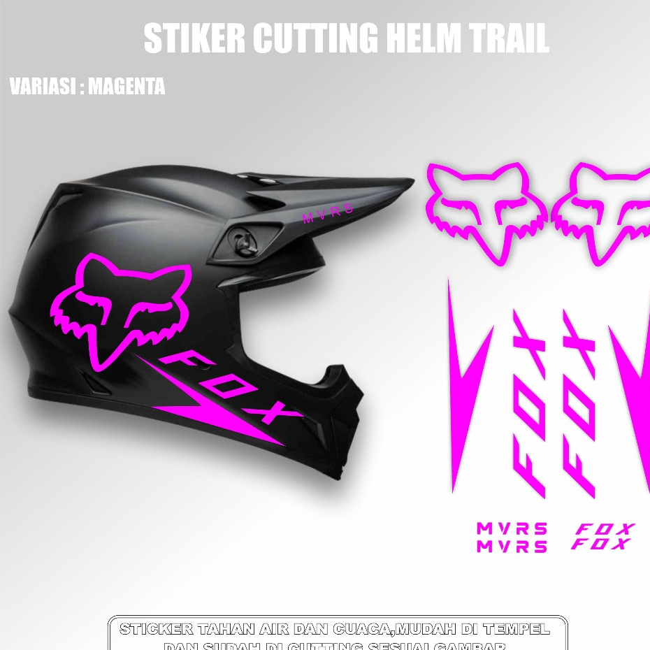 Cutting Helmet Stickers - Trail Helmet Stickers/JPX Cross Helmets 1 Set ...