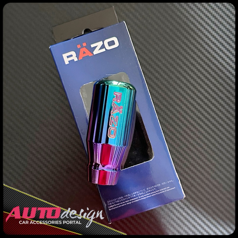 Razo Shift Knob Car Gear Lever Neo Chrome Aluminum Universal | Shopee ...