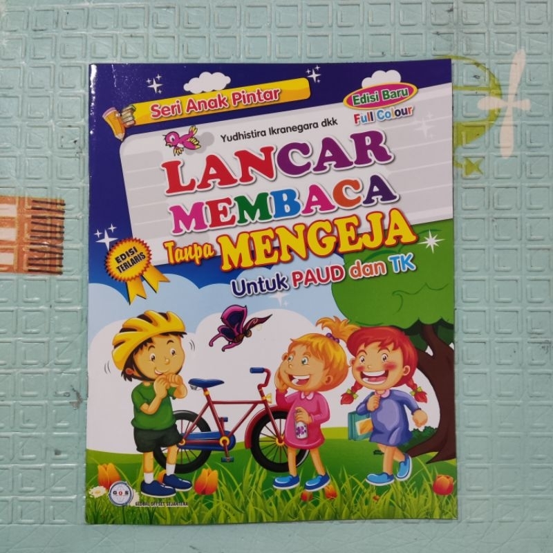 Smooth Reading Book Without Spelling For Kindergarten Paud Large Size ...