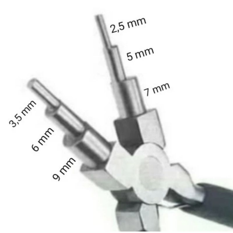 Loop Pliers - 6 in 1 Pliers - 1,5mm & 2.5mm Pliers - 3mm & 5mm Pliers ...