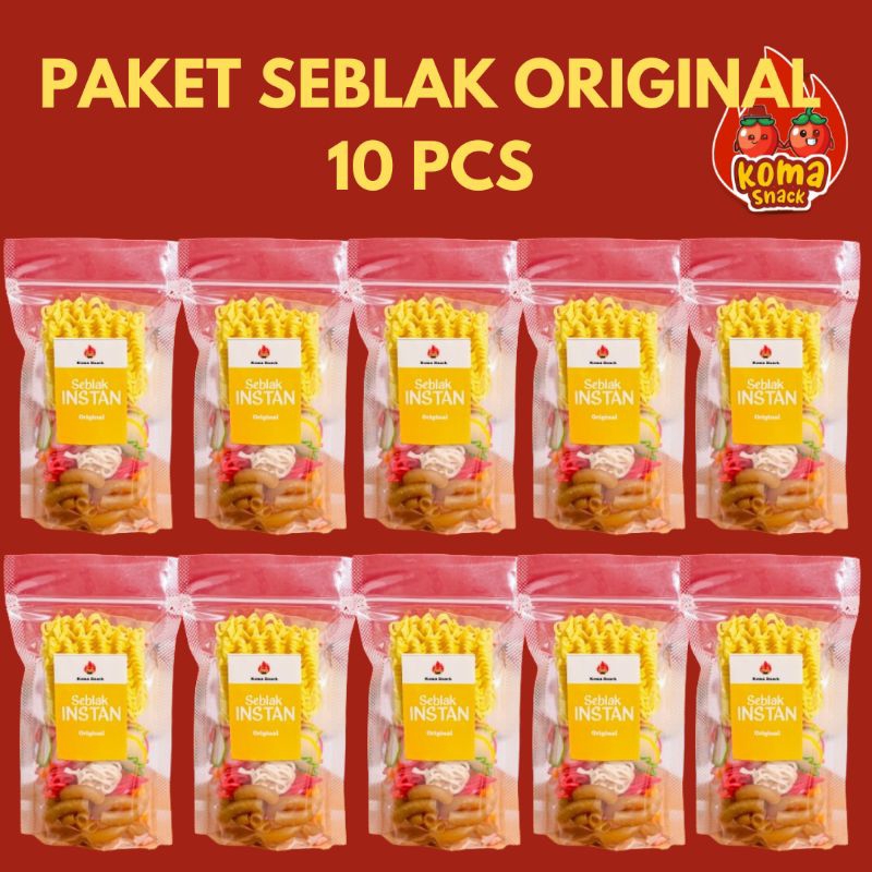 Original SEBLAK PACKAGE 10 PACKS | Shopee Malaysia