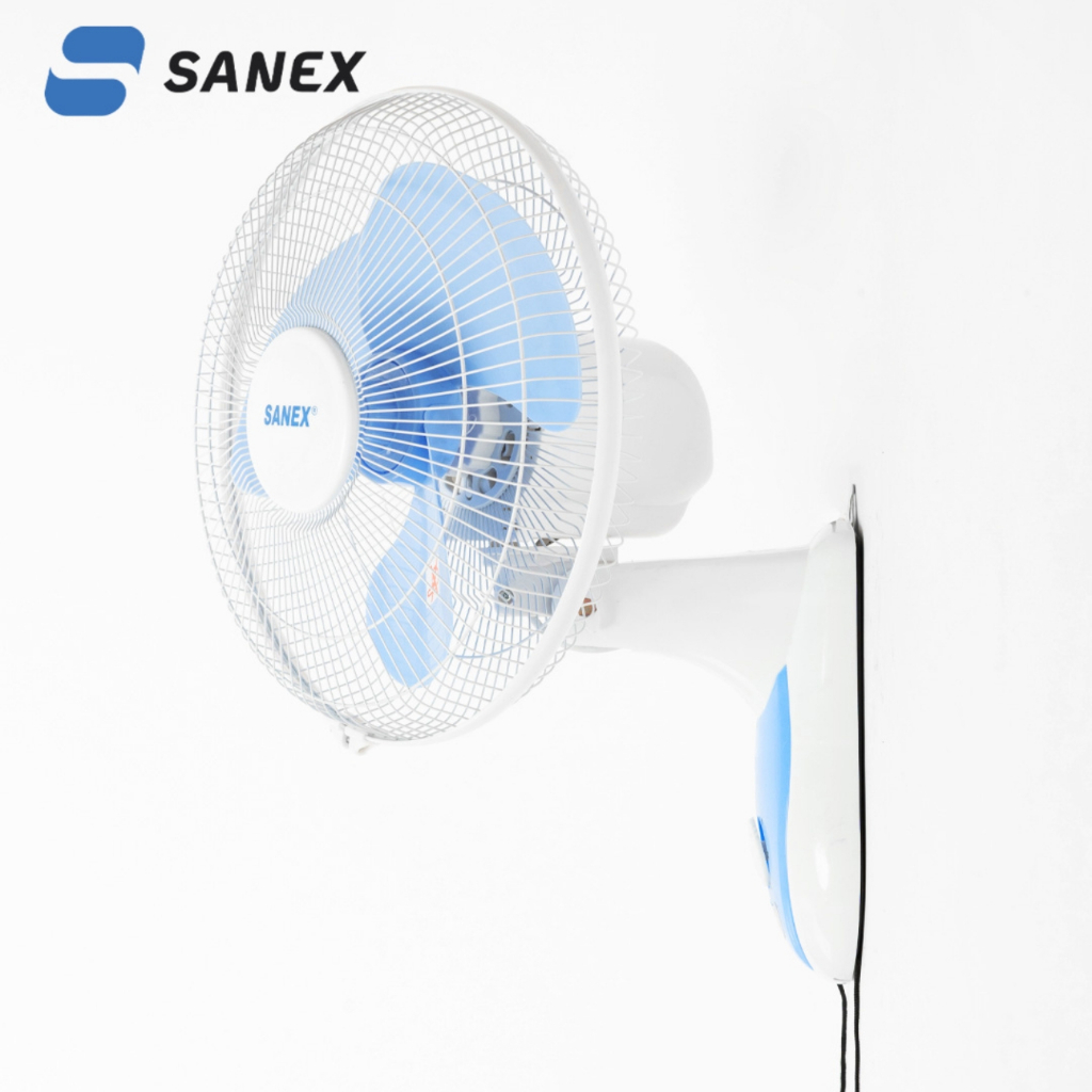 Sanex Wall Fan FW-1280 12 Inch Medium Wall Fan 12 in Stick-on Fan Wall ...