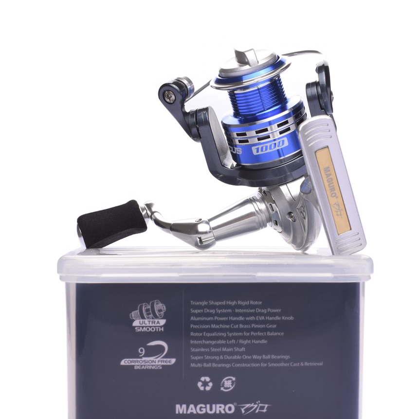 Maguro Locus Spinning Reel choose Indonesian Fishing size | Shopee Malaysia