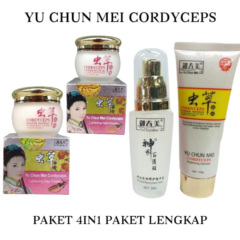 LOKAL Complete 4 in 1 Package of Local Bpom Yu Chun Mei Cordyceps Cream ...