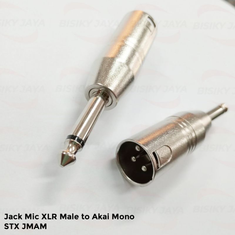 Canon Male Connection Mic Jack To Akai Mono Jack (STX JMAM) | Shopee Malaysia