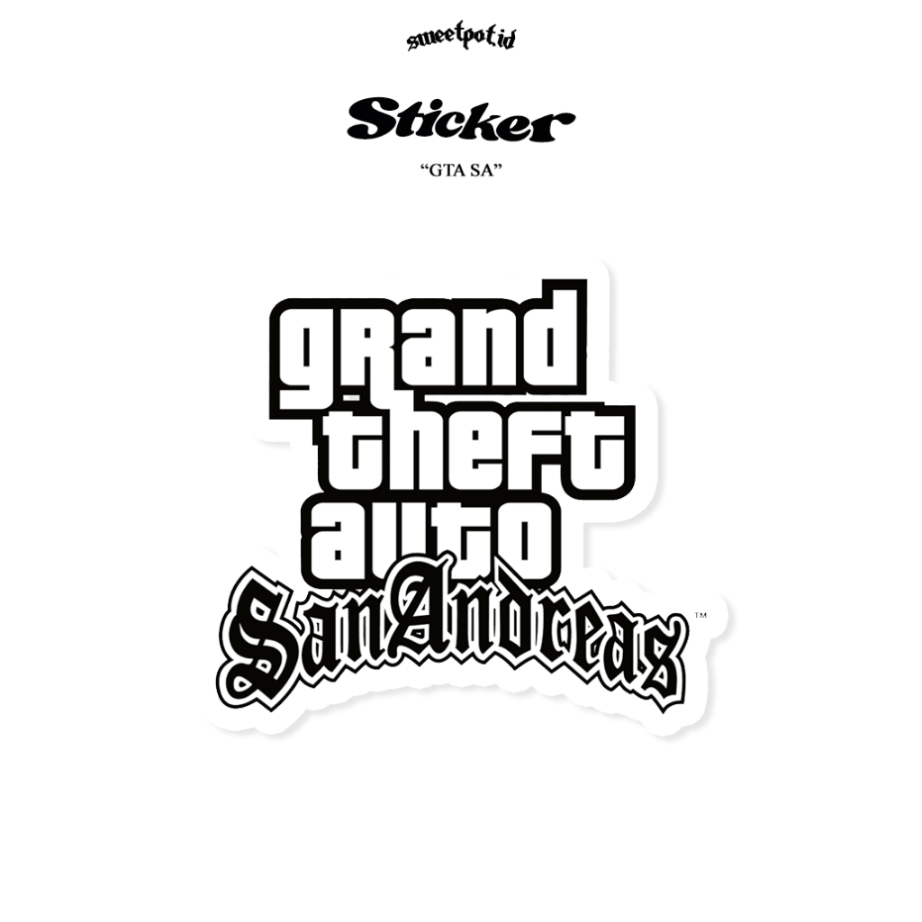 Retail STICKER [GTA SA]/CASUAL STICKER/FOOTBALL CASUAL STICKER ...