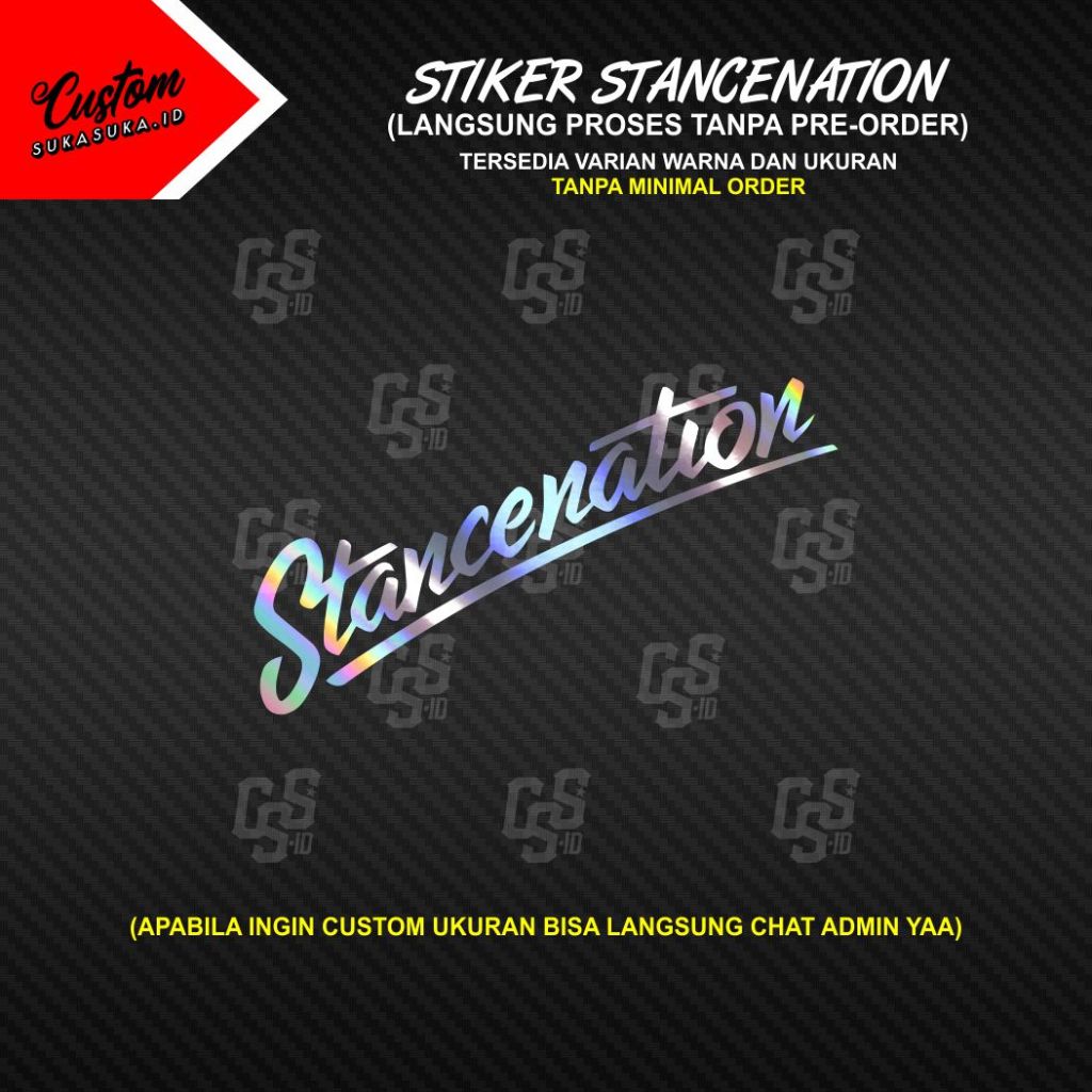 Stancenation Car Glass Sticker - Racing Car Sticker - Viral Car Glass ...