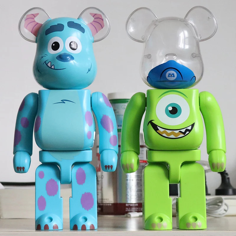 Bearbrick x Disney Pixar Monsters Inc Quality Premium Icons Statue ...