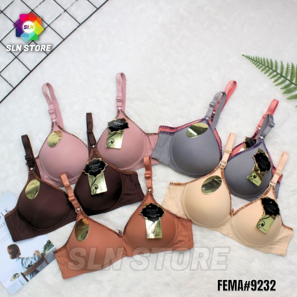 (PACKAGE Of 3 PCS) ORIGINAL FEMA BRA / FEMA WIRELESS FOAM BH - 9232 ...