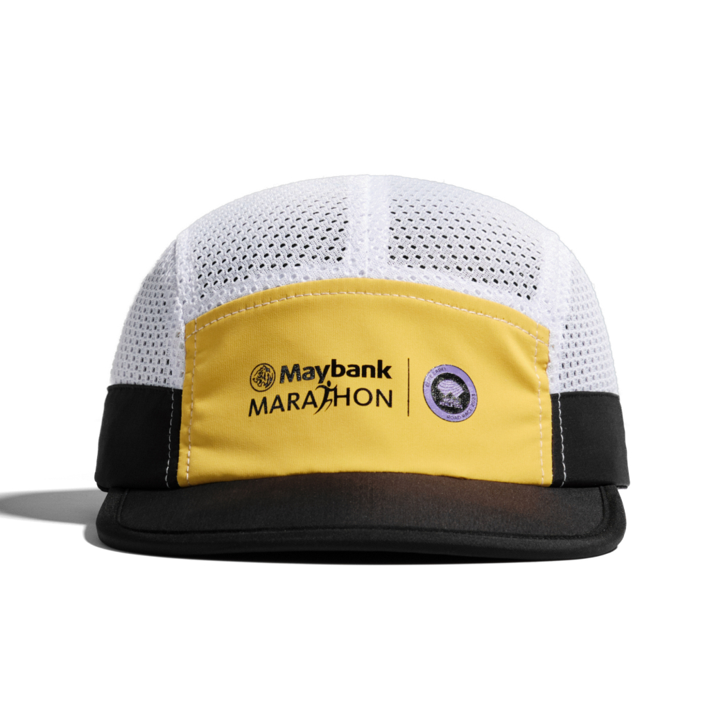 Yellow-black Capslock x Maybank Mesh Cap | Shopee Malaysia