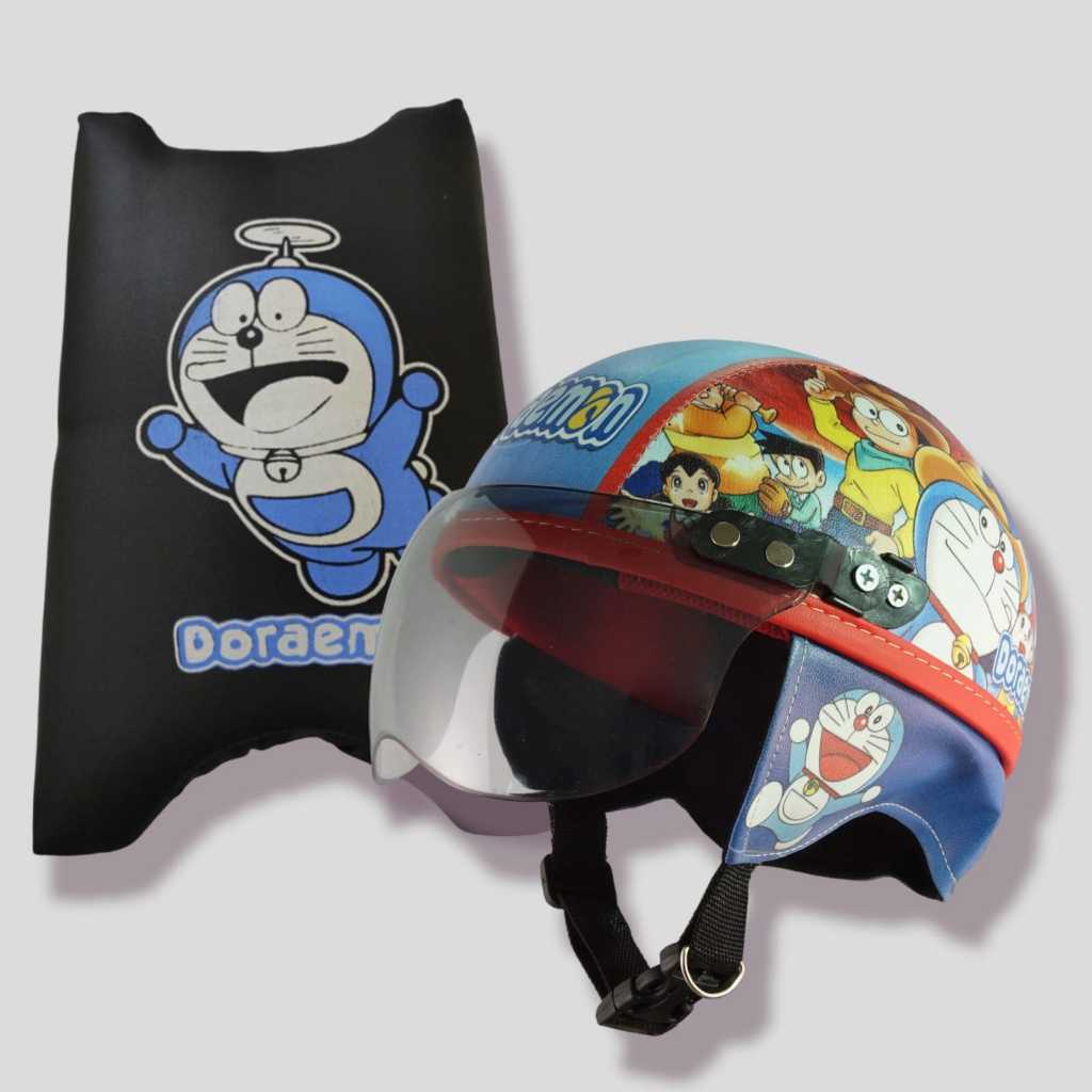 ) Doraemon Children's Helmet And Doraemon's Latest Seat/Bogo Retro ...