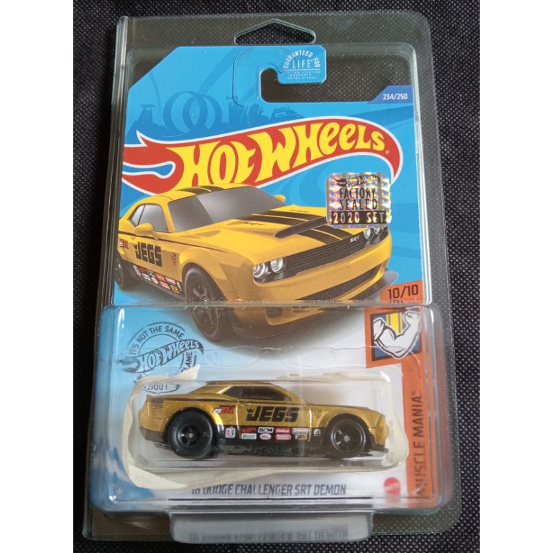 Hot Wheels Super Treasure Hunt 18 Dodge Challenger Srt Demon Factory