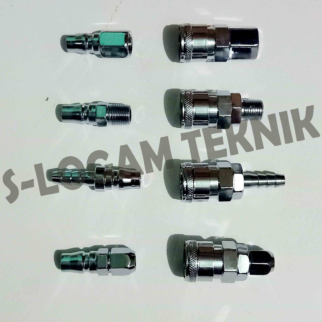 Air Quick Coupler Coupling 1/4" NANKAI SF20 SM20 SH20 SP20 PF20 PM20 ...