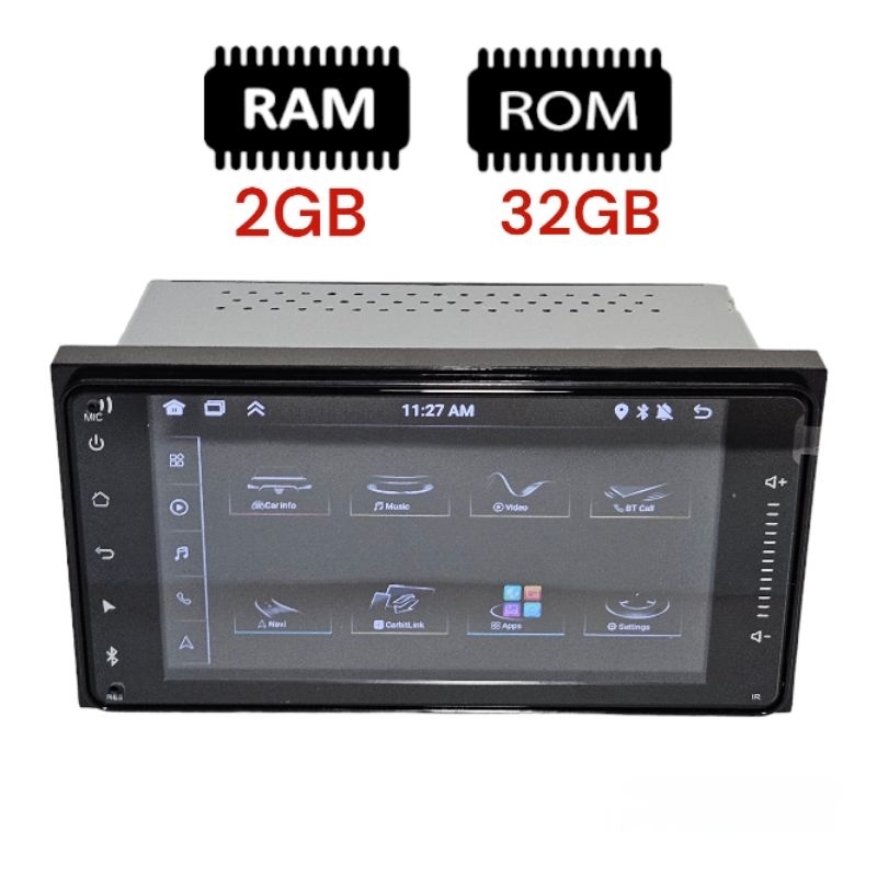 7 inch DHD Android Head Unit For TOYOTA | Shopee Malaysia