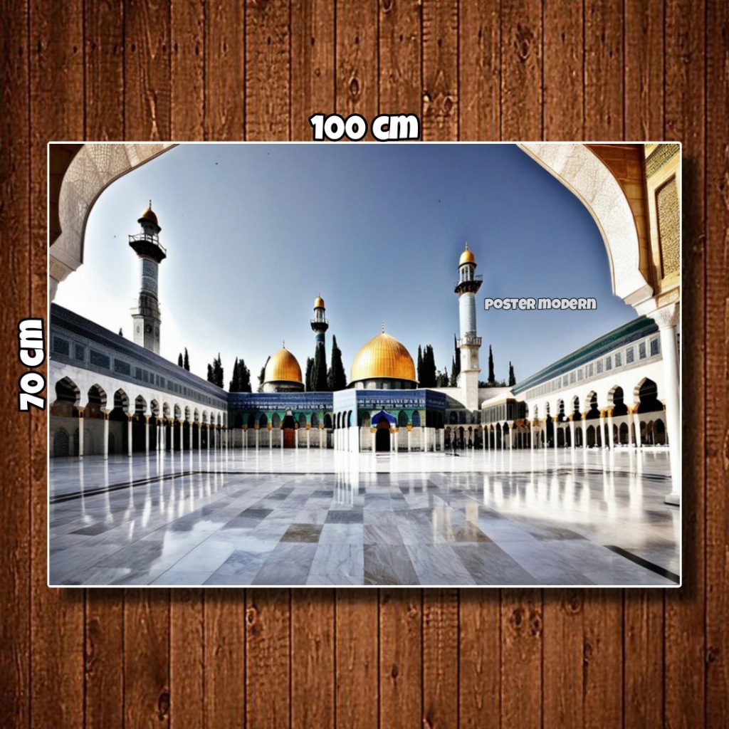 Best Selling!! Palestine al aqsa Mosque Picture poster JUMBO Size Code ...