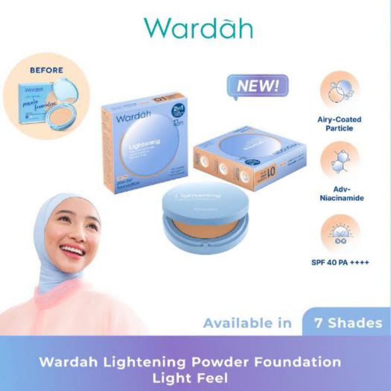 Wardah Lightening Powder Foundation Light Feel | Shopee Malaysia