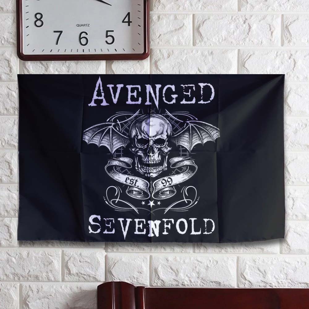 Avenged Sevenfold Tapestry Fabric Poster Aesthetic Room Band Flag ...
