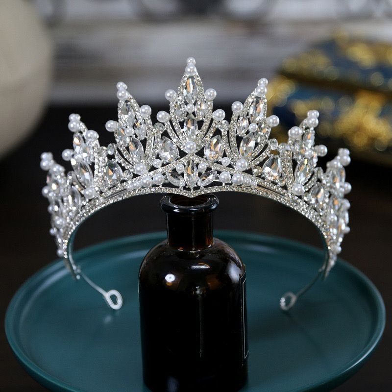 Zora Crown - Big Luxury Diamond Crown - Mis Universe Crown/ Bride ...